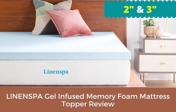 LINENSPA Gel Infused Memory Foam Mattress Topper Review